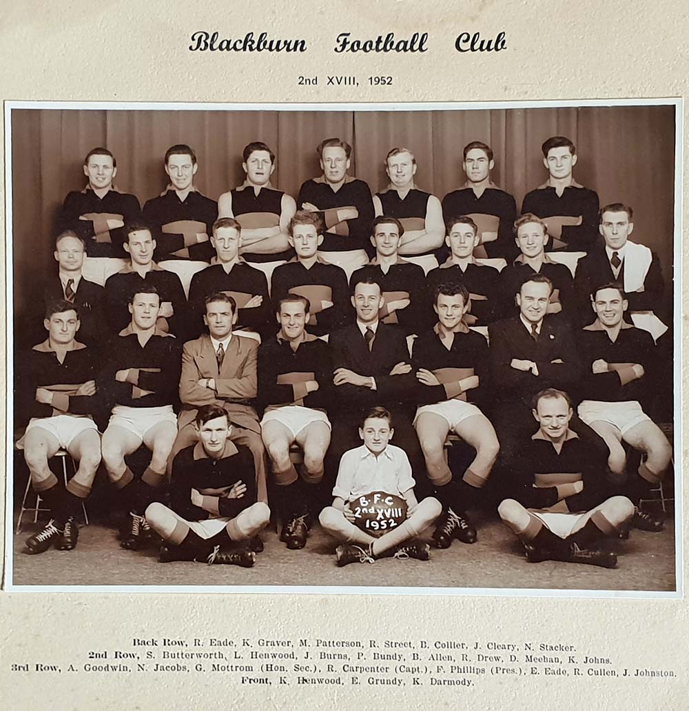 1952-Reserves-Team - Blackburn Football Club